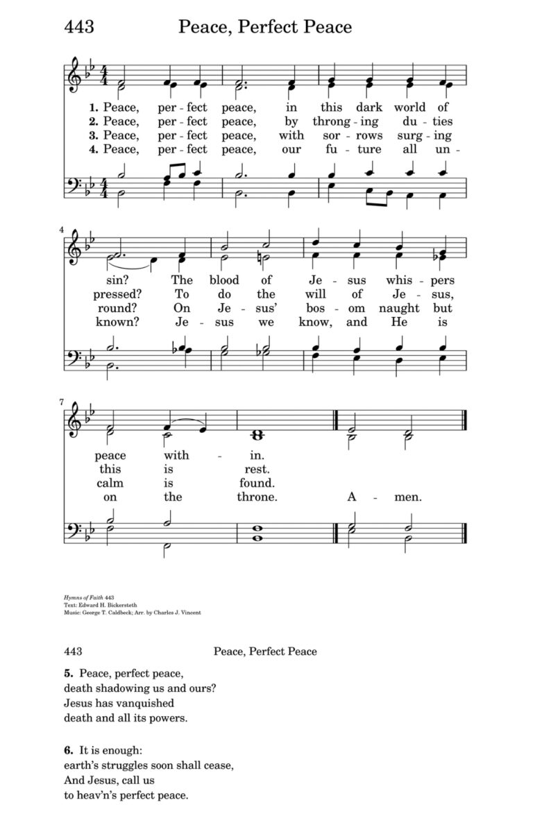 Peace, Perfect Peace – New Rochelle UMC Choir